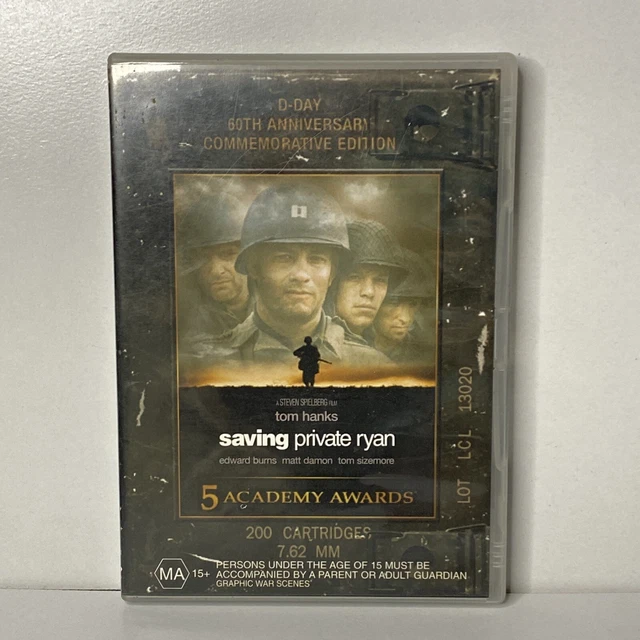 SAVING PRIVATE RYAN (DVD, 1998) Region 4 VGC Tom Hanks Matt Damon $8.79 ...