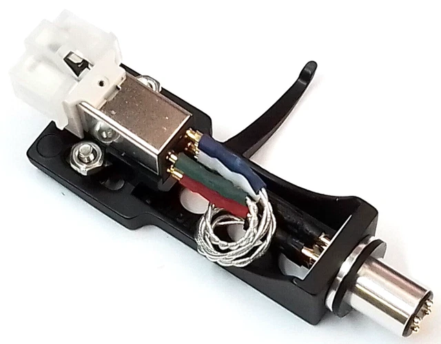 LITZ 5N SILVER Wired Technics SL-1200 MK5G Headshell + Audio Technica ...