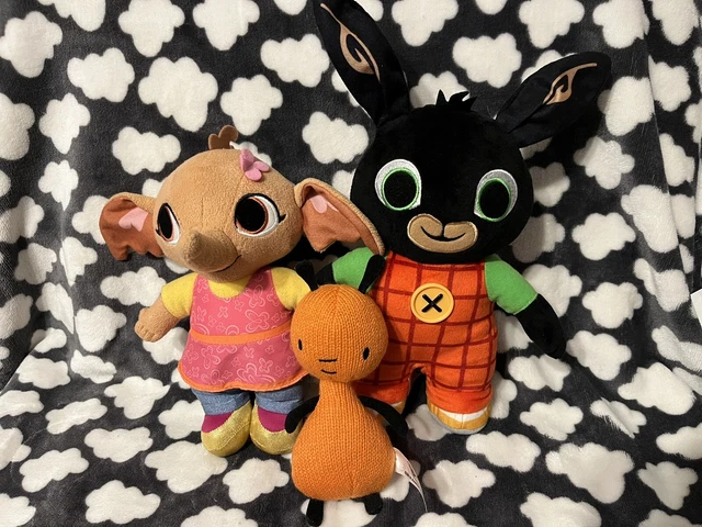 TALKING BING BUNNY Plush Soft Toy Bundle Cbeebies Bing Sula Flop £7.50 ...
