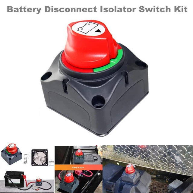 BATTERY SWITCH 12-48V Waterproof Power Cut Master Switch Disconnect ...