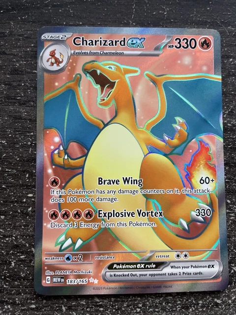 CHARIZARD EX FULL Art - Pokémon 183/165 Ev3.5 Ecarlate Et Violet Mew ...