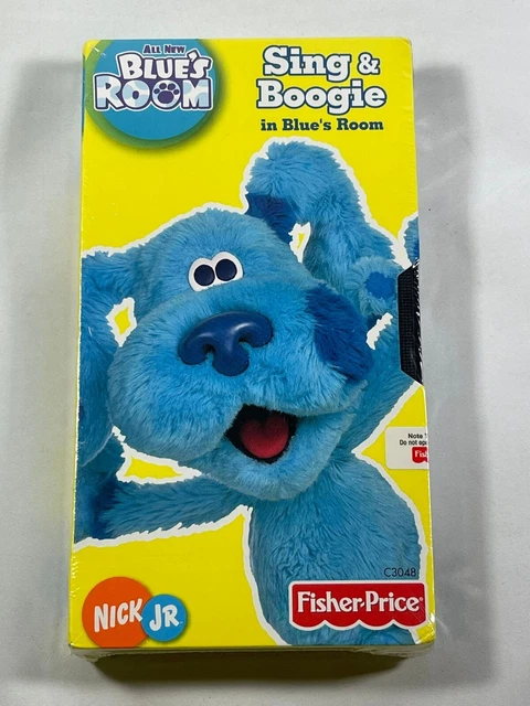 NICK JR BLUE’S Clues Room Sing & Boogie VHS Video Tape Nickelodeon ...