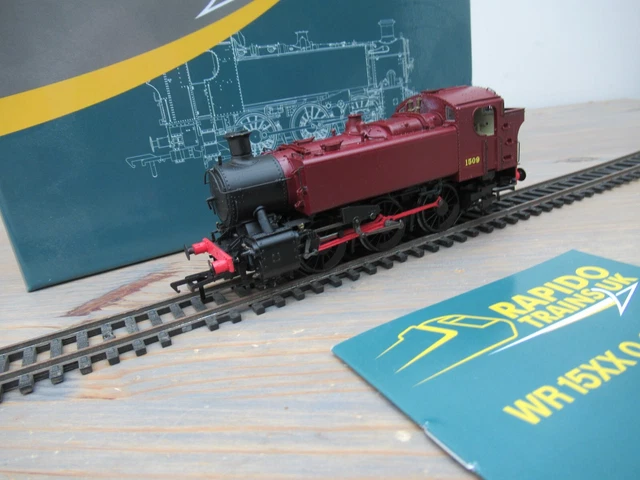 RAPIDO TRAINS, NCB Red 15xx Pannier No.1509, factory DCC sound fitted ...