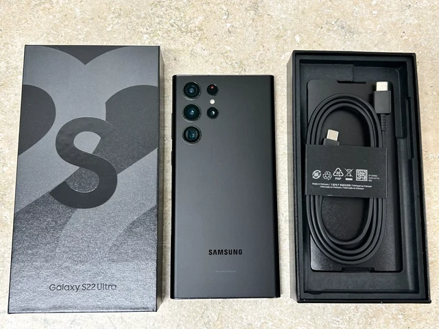 SAMSUNG GALAXY S22 Ultra 5G SM-S908U 512GB~128GB Unlocked Excellent In ...