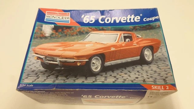 MONOGRAM 1965 CHEVROLET Corvette - 1/24 Scale Model Kit Collection Lot ...