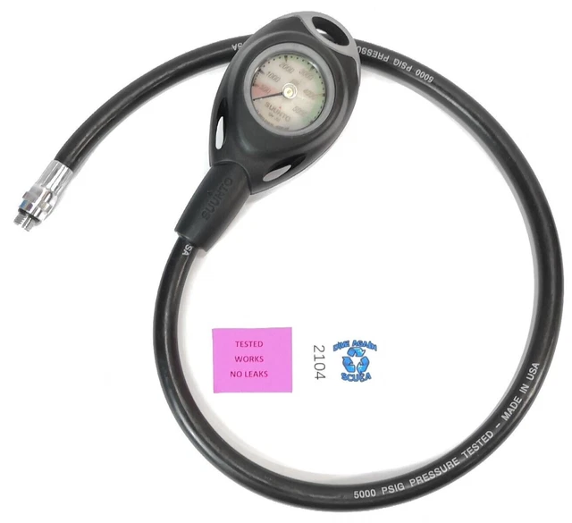 SUUNTO SM-36 2IN 5000 Psi Spg Sumergible Manómetro Buceo Bucear Con ...