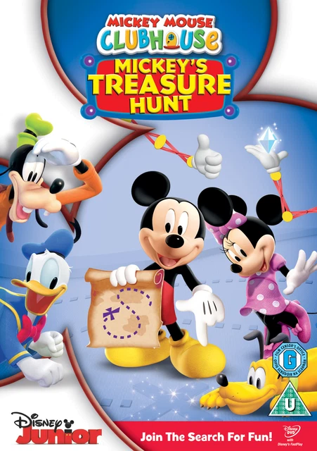 MICKEY MOUSE CLUBHOUSE: Treasure Hunt (DVD) £7.31 - PicClick UK