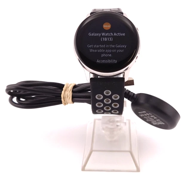 SAMSUNG GALAXY SMART Watch Active 1st Gen (SM-R500) 40mm - Silver ...