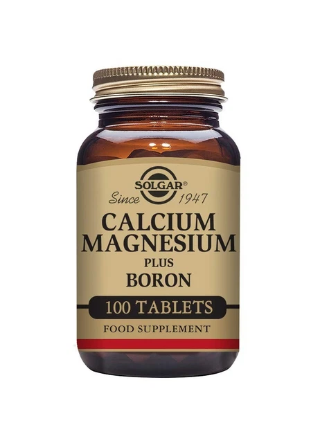 SOLGAR CALCIUM MAGNESIUM Plus Zinc Tablets - Pack of 100 £13.02 ...