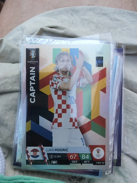 TOPPS MATCH ATTAX Euro 2024 Luka Modric Capitano CRO #12 EUR 1,50 - PicClick IT