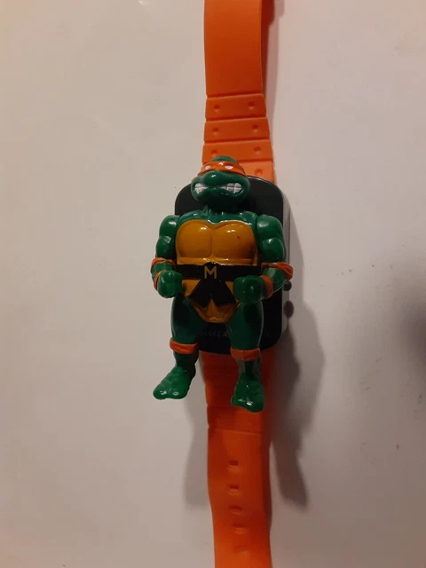 VINTAGE TMNT TEENAGE Mutant Ninja Turtles Talking Watch Raphael 1991 ...