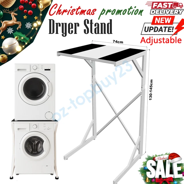 NEW DRYER STAND Portable or Front Load Washing Machine Dryer Shelf Up ...