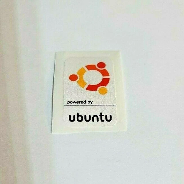POWERED BY UBUNTU Linux COMPUTER CASE Sticker / Decal / Badge NEW $1.99 ...