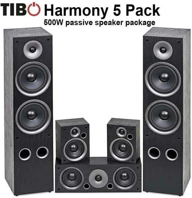 TIBO HARMONY 5 pack full Home Cinema/Home Theatre system 500 Watt £265. ...