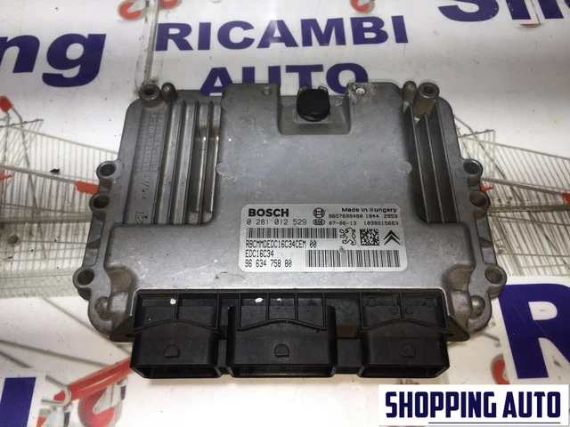 ECU MOTEUR ECU Peugeot Citroen 207 C3 - 0281012529 EUR 166,23 - PicClick FR