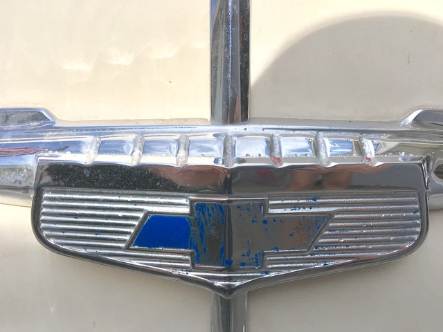 1951 CHEVY HOOD bel air fleetline sedan delivery convertible Emblem ...