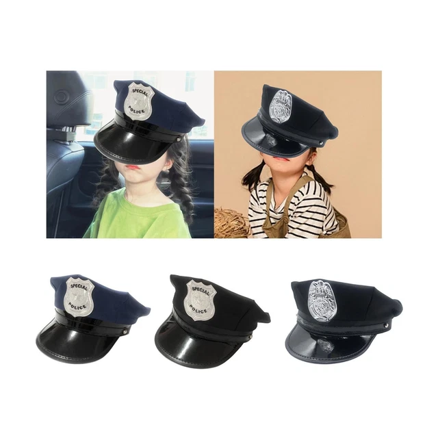 CHILDREN POLICE HAT Novelty Photo Prop Police Costume Accessory ...