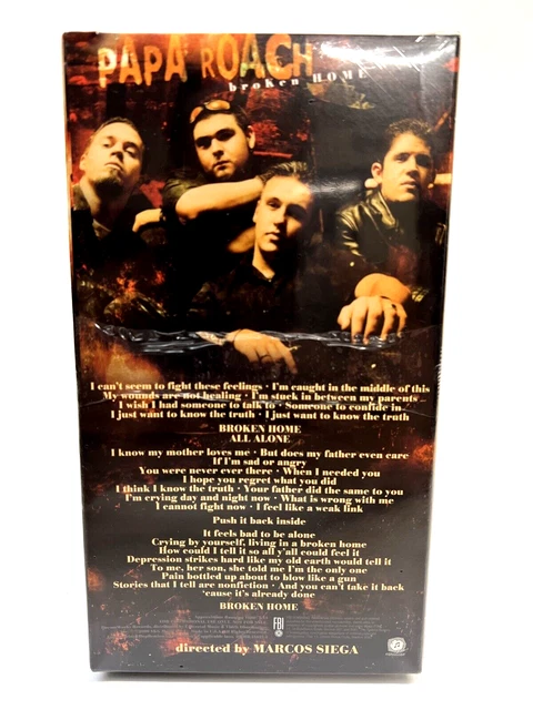 PAPA ROACH PROMO Broken Home VHS Sealed New 2000 RARE Vintage £29.29 ...