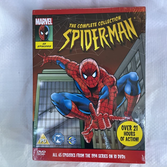SPIDER-MAN 1994 COMPLETE DVD Collection Series 1-5 Animated Brand New ...