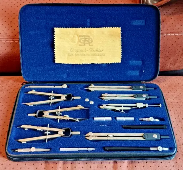 TECHNICAL DRAFTING DRAWING Set Original Richter L9 E German Vtg Germany ...