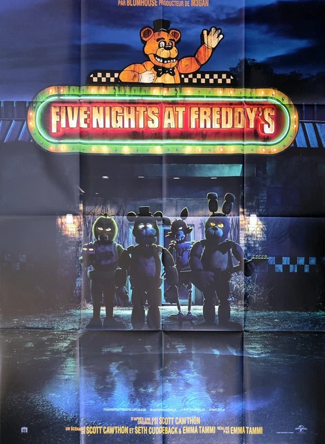 AFFICHE CINÉMA & Five Nights AT Freddy's " 120x160cm / Définitive EUR 19,00 - PicClick FR
