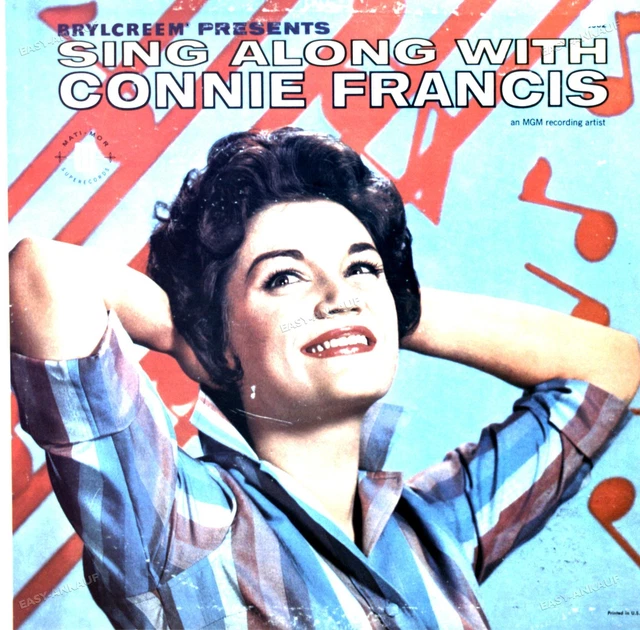 CONNIE FRANCIS - Sing Along With Connie Francis LP (VG/VG) . $21.99 ...