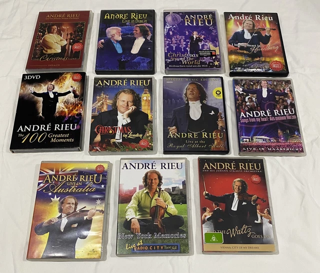 ANDRE RIEU 11 DVD Lot Collection Region 0 Music Concert Christmas ...