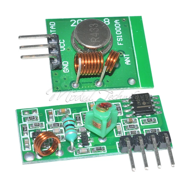 433 MHZ RF Sender Empfänger Receiver Modul Arduino Wireless Transmitter ...