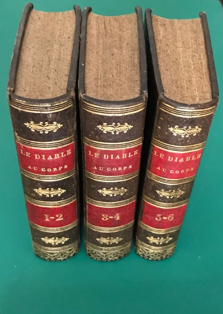 &LE DIABLE AU corps..." de Andréa de Nerciat (trois volumes 1805 ...