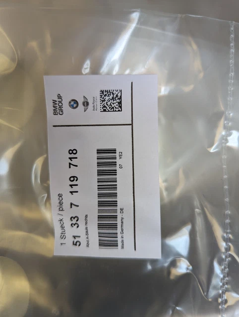 MINI COOPER R50 R53 Schiuma isolante montante A destro 51337119718 ...