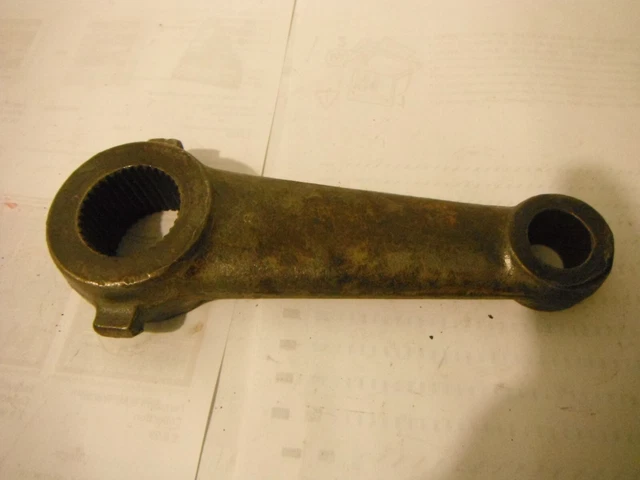 ORIGINAL, MASSEY FERGUSON, 65 Tractor- Steering Box Drop Arm, (Part ...