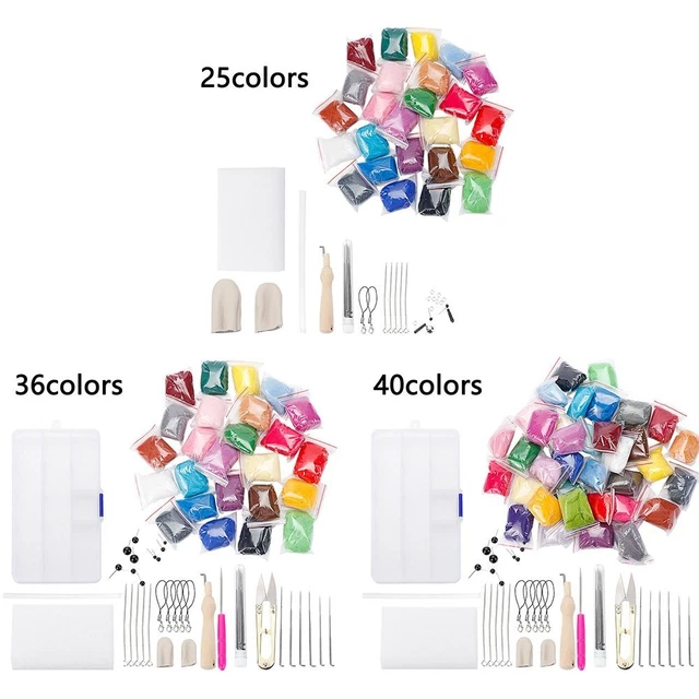 TOOL KIT DIY Crafts Needle Felting Kit Sewing Tool Set Felting Wool ...