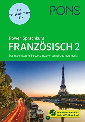 PONS POWER-SPRACHKURS FRANZÖSISCH für Fortgeschrittene: Der Intensivkurs (Relié) EUR 37,38 ...