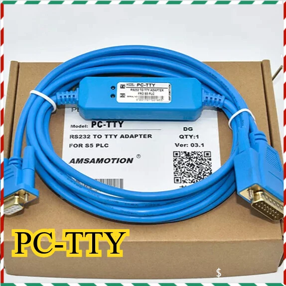 NEW SIEMENS PLC programming cable S5 series PC-TTY data line 6ES5734 ...