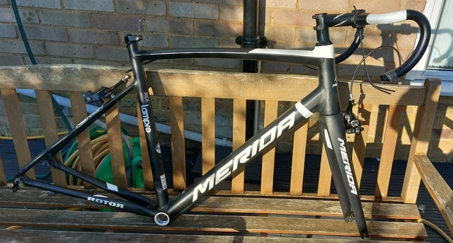 54CM ROAD BIKE frameset rim brake £100.00 - PicClick UK