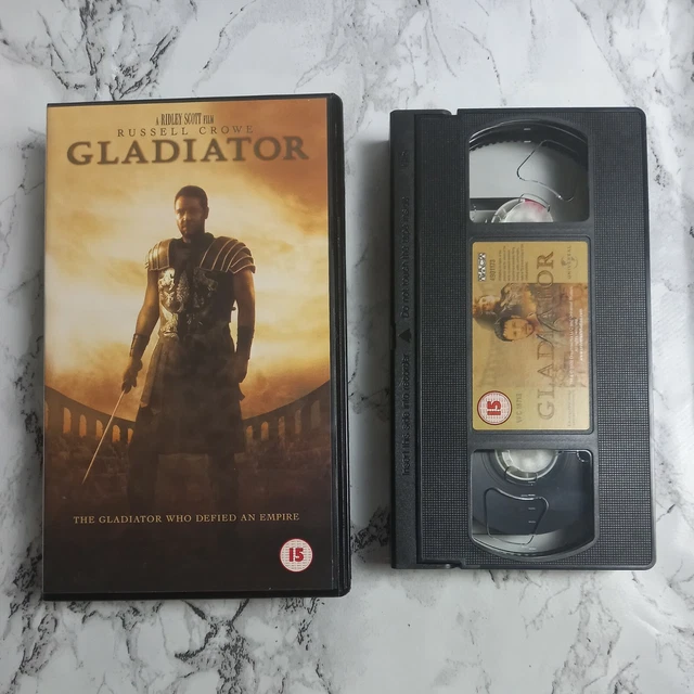 GLADIATOR - VHS Video PAL - Ridley Scott - Russell Crowe - Joaquin ...