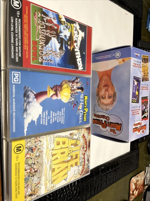 THE MONTY PYTHON Collection VHS Video Tape 3 Movies Box Set TV Comedy ...