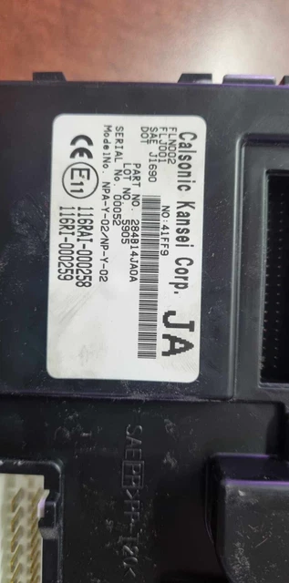 NISSAN NAVARA BCM Body Control Module, Np300, 05/15-On, 284B14Ja0A ...