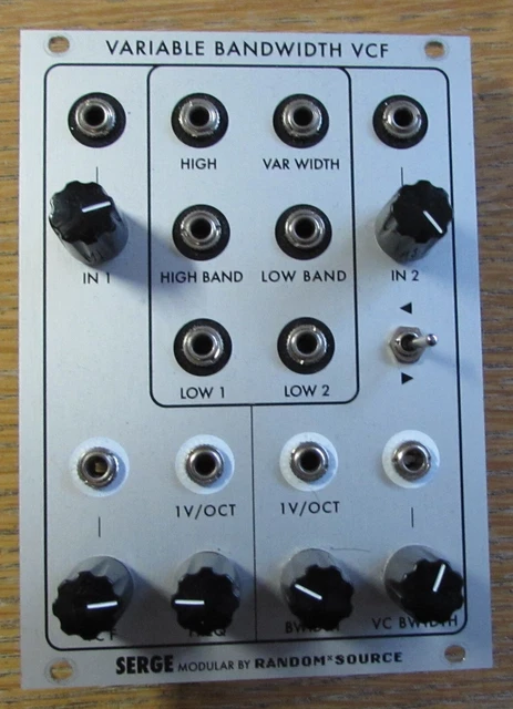 SERGE MODULAR BY Random Source Variable Bandwidth VCF Eurorack £206.00 ...