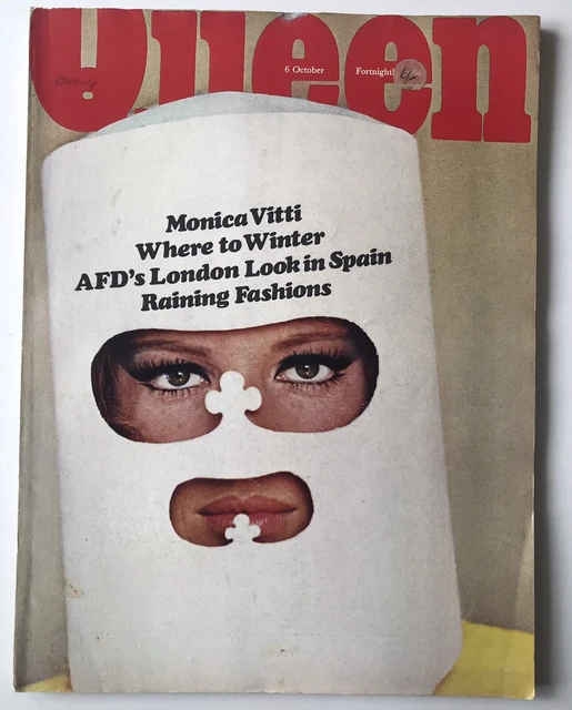 QUEEN MAGAZINE OCT 1965 Monica Vitti, Eve Arnold, Jill Kennington ...