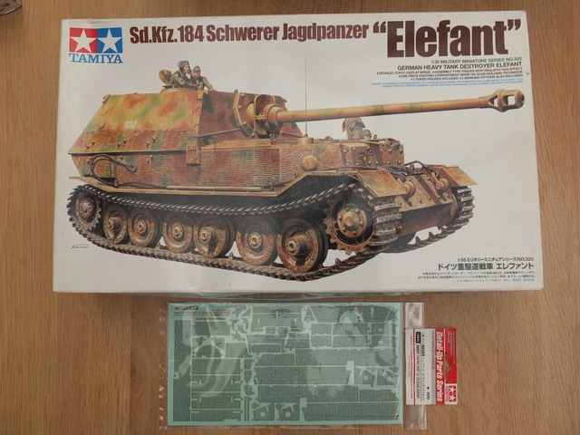 TAMIYA 35325 - Sd.kfz. 184 Schwerer Jagdpanzer Elefant - 1/35 Kit ...