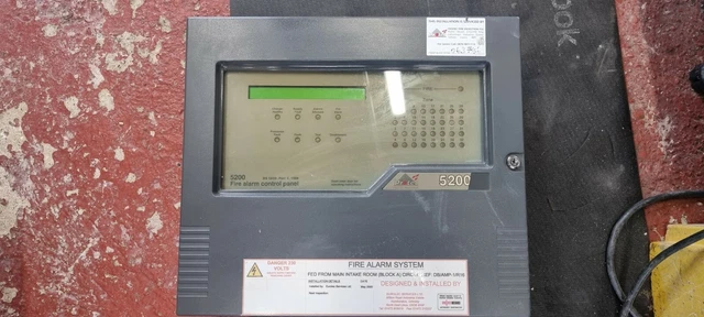 FIRE ALARM CONTROL panel addressable fire alarm panel protec 1loop £15. ...