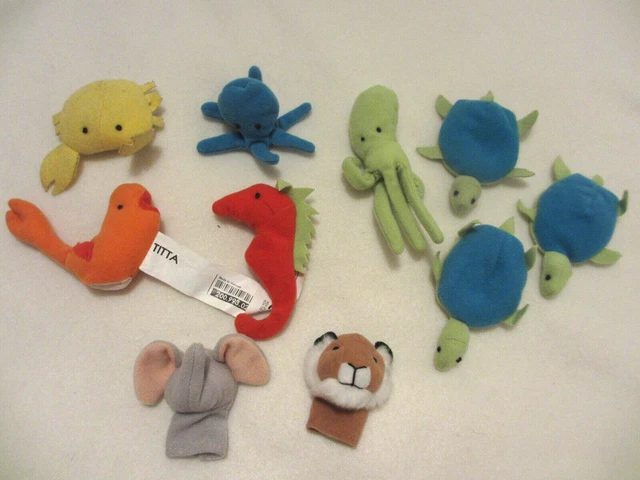 10 IKEA FINGER Puppets Soft Toy £5.00 - PicClick UK