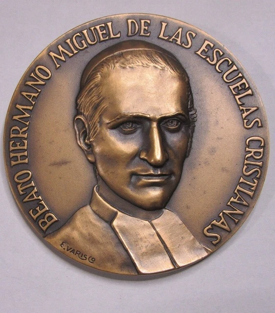 MEDAGLIA SANTO BEATO Hermano Miguel de Las Escuelas Cristianas Varis ...