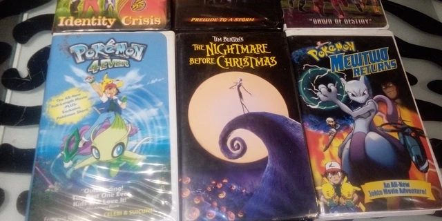 POWER RANGERS VHS Pokemon 4 Ever MewTwo Returns Nightmare Before ...
