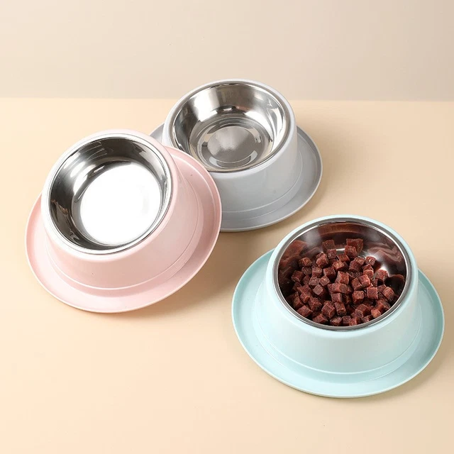 COLORFUL MACARON TILTED Ant-proof Cat Bowl Healthy And Slip-resistant ...