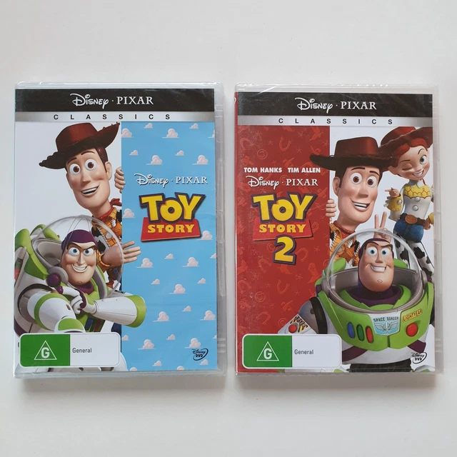 TOY STORY + Toy Story 2 (DVD Collection, 1995-1999, 2-Disc) PAL Region ...