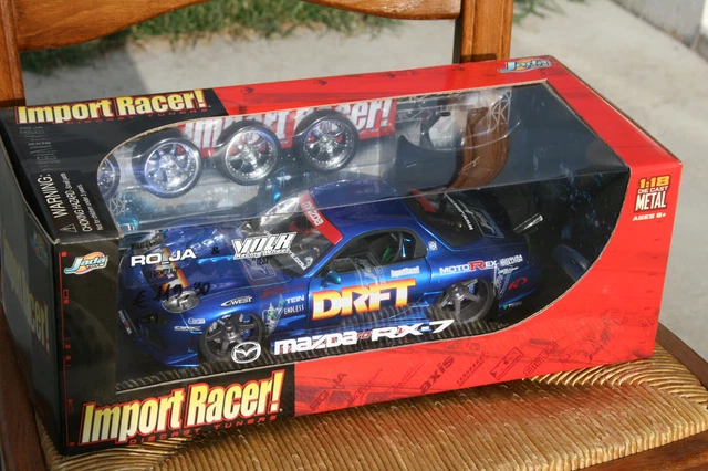 MAZDA RX7 IMPORT racer jada toys 1/18 bleu neuf parfait état EUR 140,00 ...