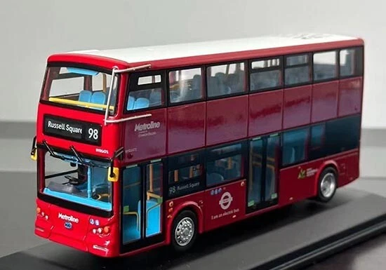 RARE! BYD K8SR Electric Bus 1:64 TFL London Metroline depicting BYD1471 ...