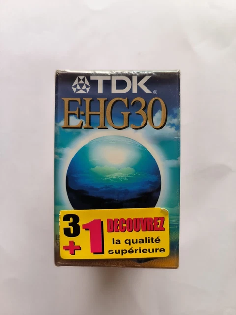 4 CASSETTE TDK Vhs-c Pal SECAM E-HG30 Neuves EUR 15,90 - PicClick FR